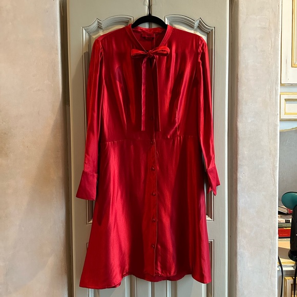 Hugo Boss | Dresses | Hugo Boss Satin Dress | Poshmark